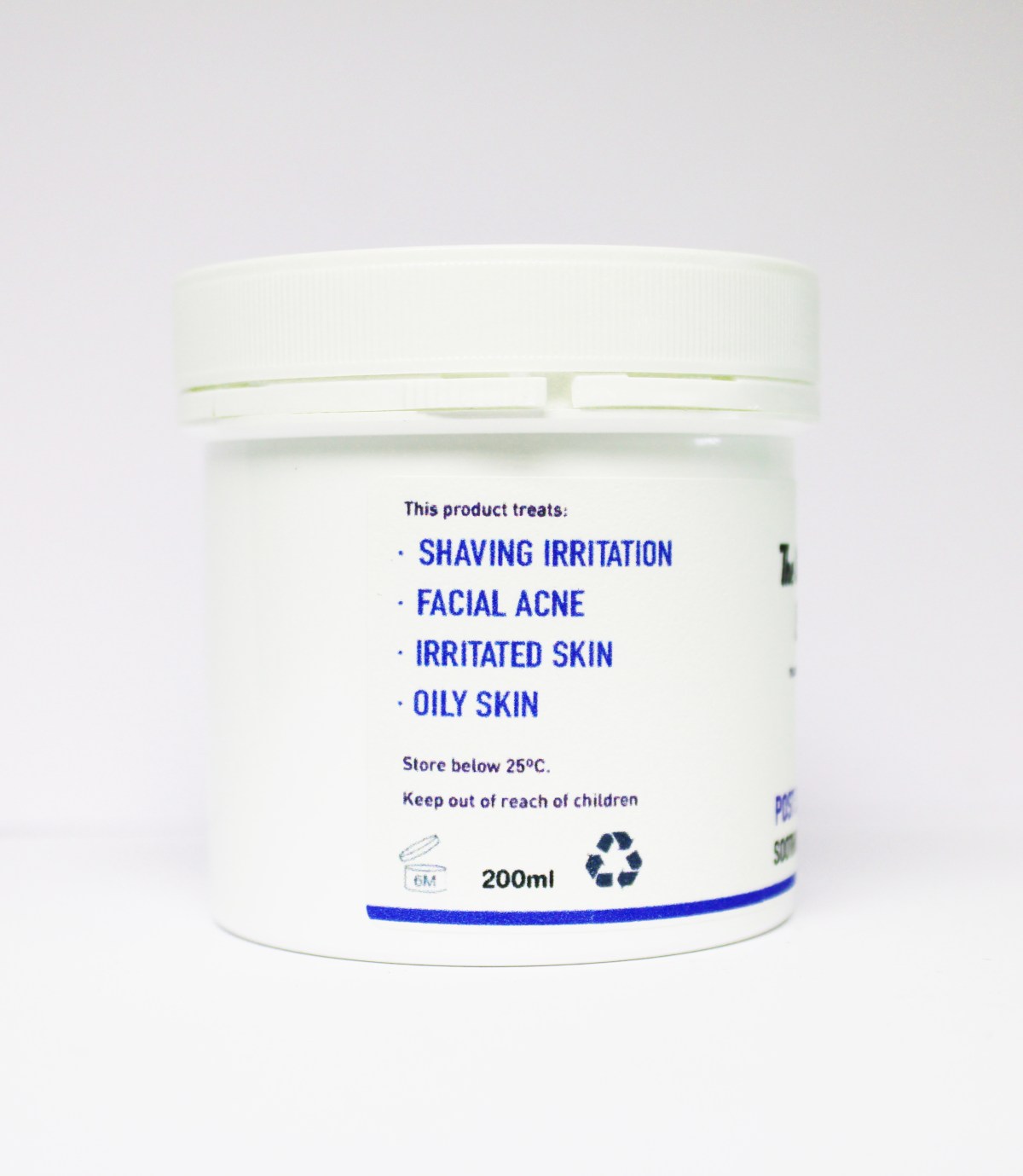 Men’s Post Shave Moisturising Cream 200ml | Soothe Irritation and ...